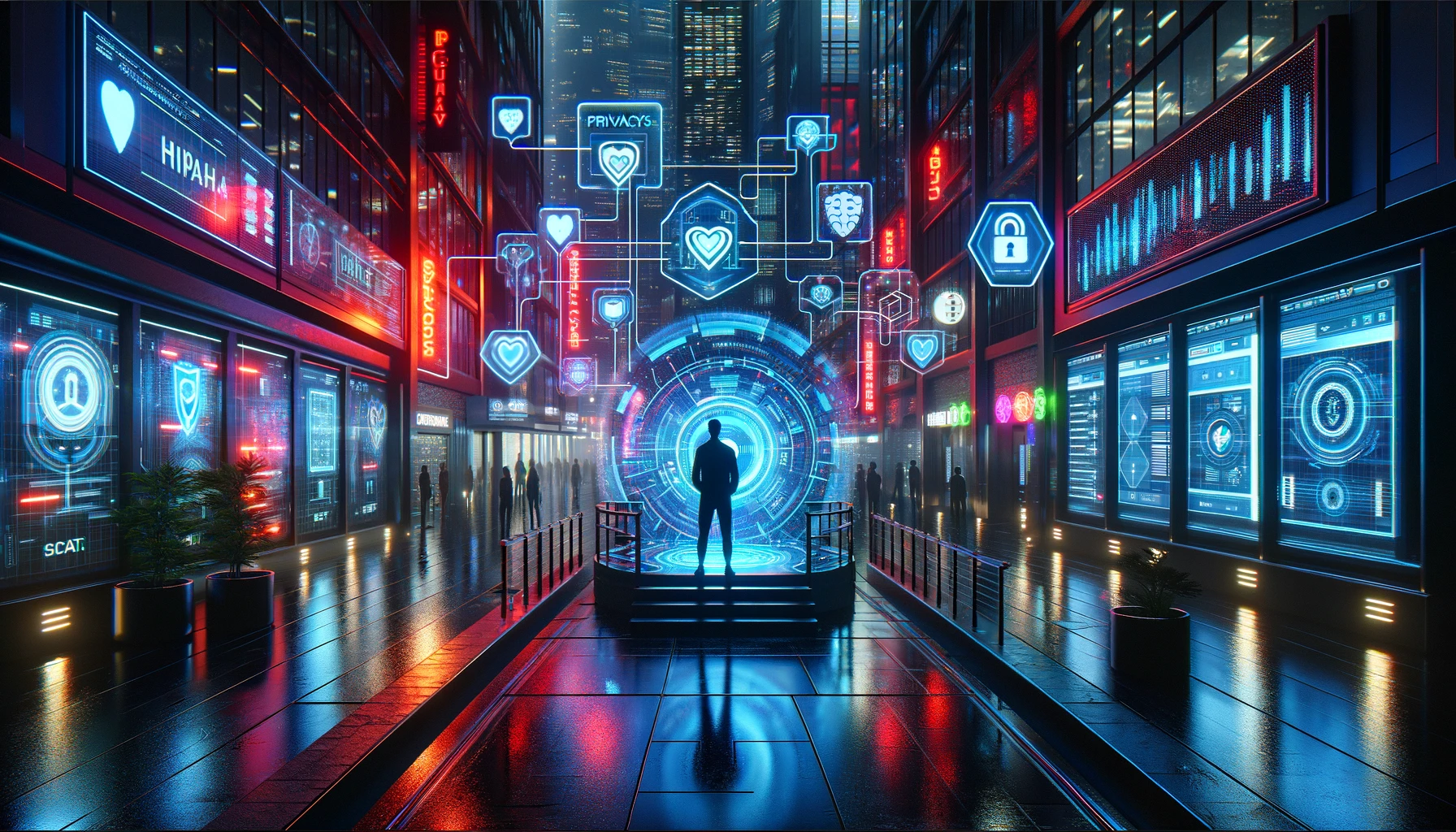 What are the key components of HIPAA privacy law that affect digital ...